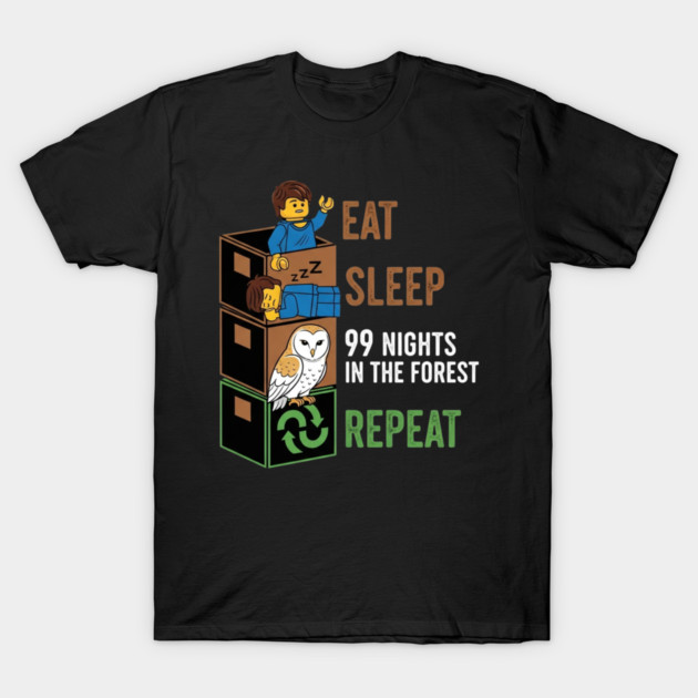 Eat Sleep 99 Nights in the Forest Repeat Lego Owl - Eat Sleep 99 Nights ...