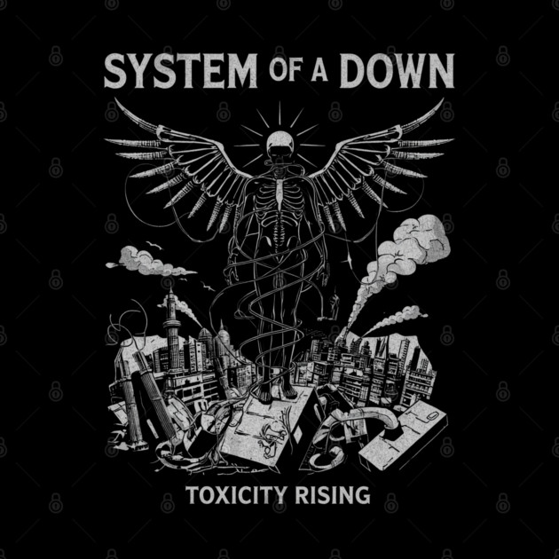 Toxicity Rising Alternative Metal Chaos - System Of A Down - Socks ...