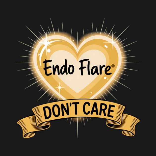 Endometriosis Awareness Yellow Ribbon Warrior Heart - Endometriosis ...