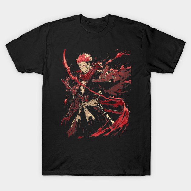 Sukuna True Form Blood Slash - Sukuna - T-Shirt | TeePublic