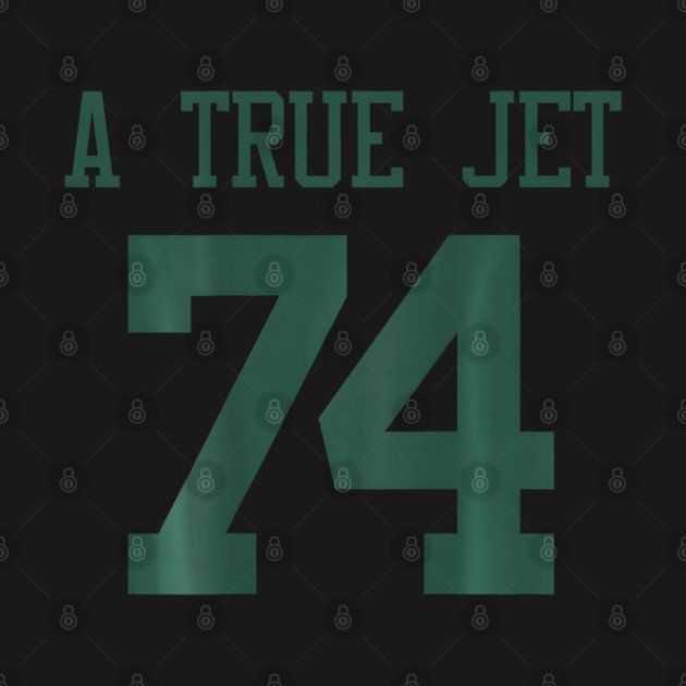 Nick 74 Memorial Honor 74 A True Jet - Football Legend Tribute - T ...