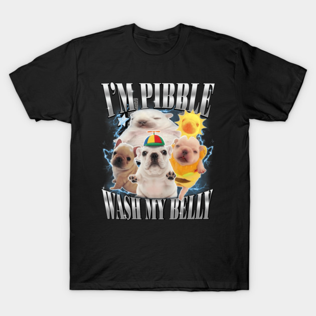 Funny Pibble Dog Brainrot Meme Style Design For Dog And Pet Lovers ...