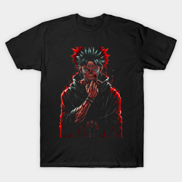 Sukuna Powerful Pose Fan Art - Sukuna - T-Shirt | TeePublic