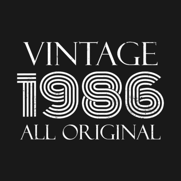 Vintage 1986 Limited Edition - Vintage 1986 Limited Edition - T-Shirt ...