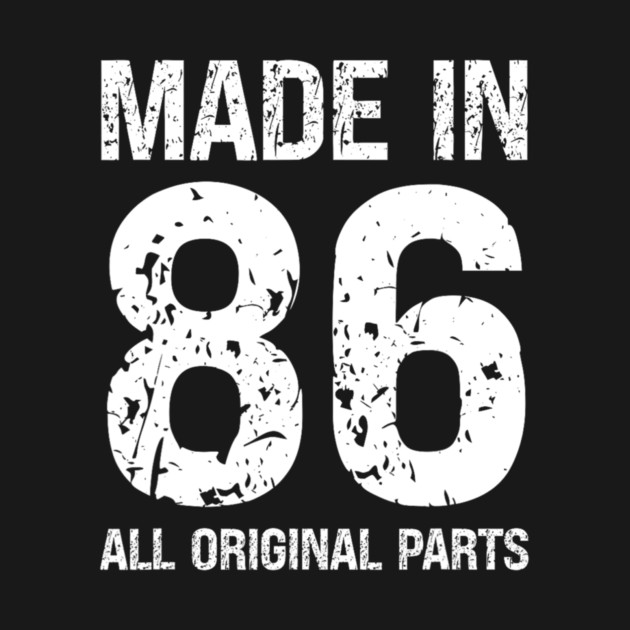 Vintage 1986 Limited Edition - Vintage 1986 Limited Edition - T-Shirt ...