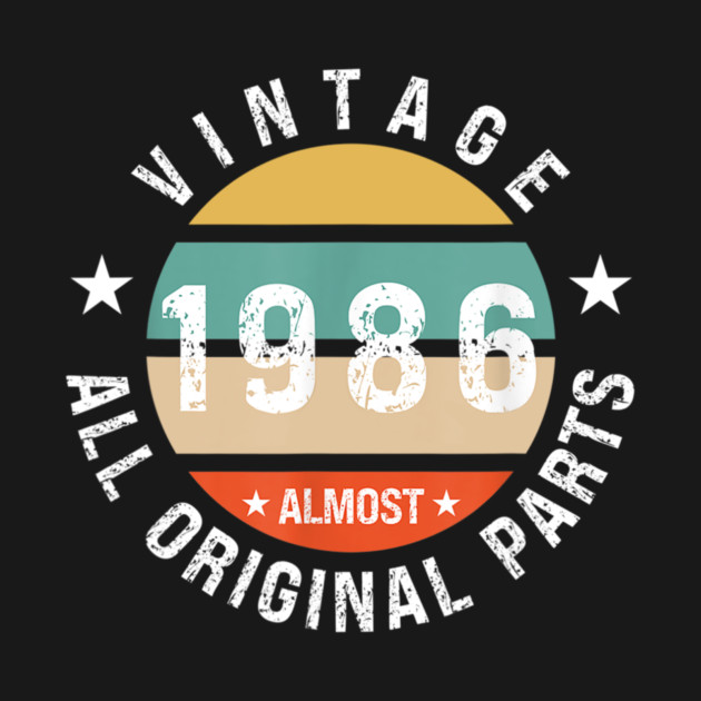 Vintage 1986 Limited Edition - Vintage 1986 Limited Edition - T-Shirt ...