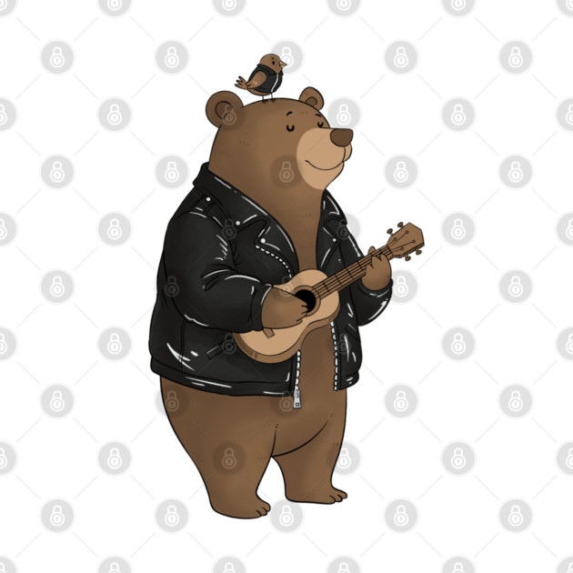 Gentle String - Bear - T-Shirt | TeePublic