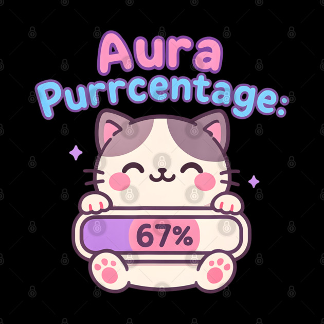67 Cat Aura Energy At Six Seven Gen Z Alpha - Funny Cat Meme - Mug ...