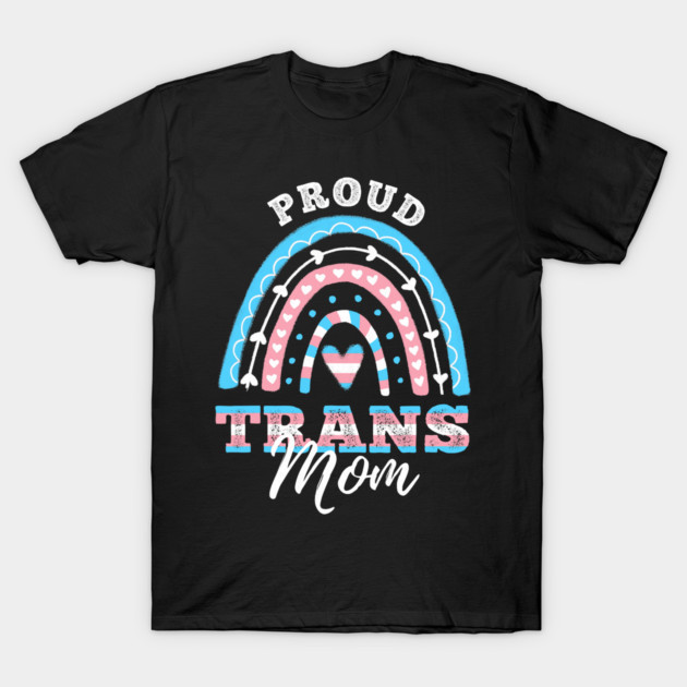Proud Trans Mom Rainbow Transgender Pride Flag Support Fight - Proud ...
