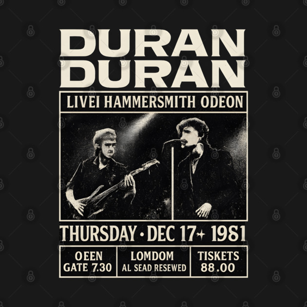 Duran - Duran - Band Name Duran - T-Shirt | TeePublic