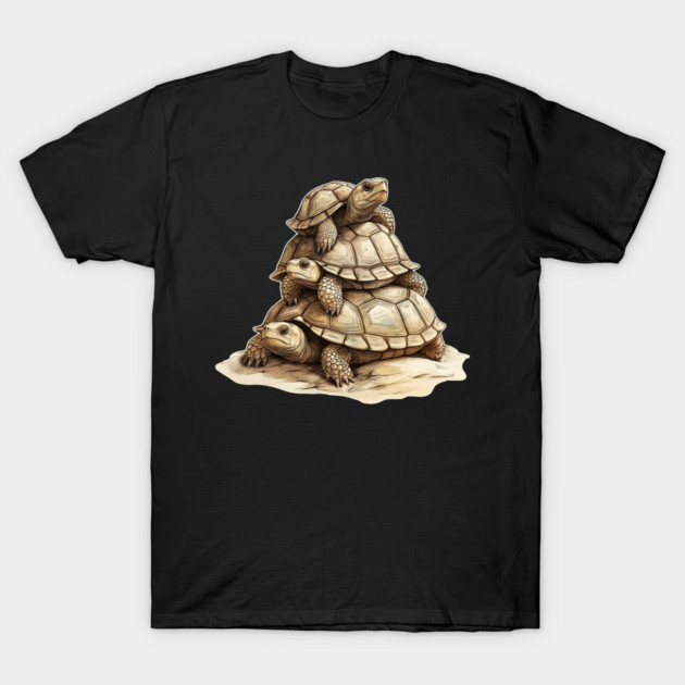 Turtle Pet Sulcata Tortoise Turtle Lover - Turtle - T-Shirt | TeePublic