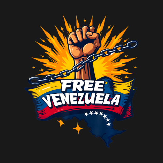 Free Venezuela - Venezuela Support Freedom - T-Shirt | TeePublic