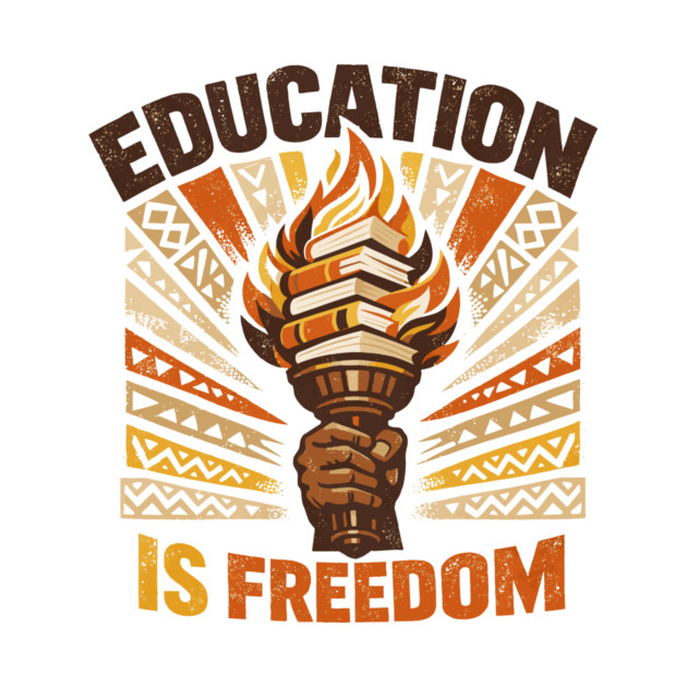 Education Is Freedom Black Teacher Books Black History Month ...