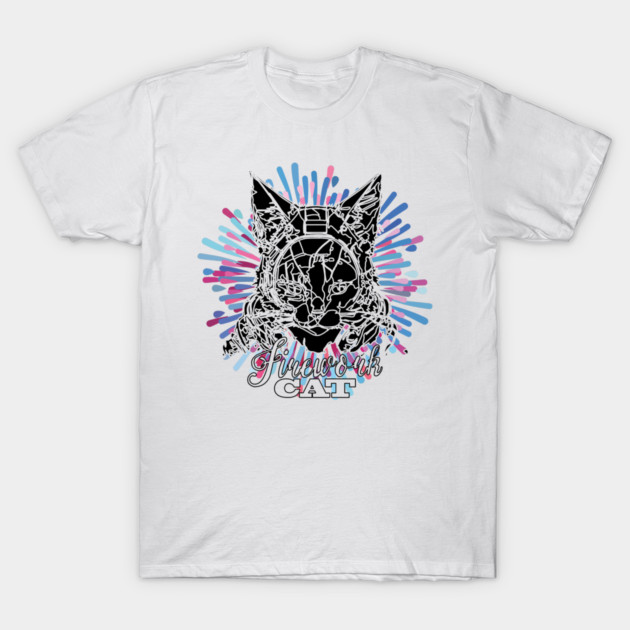 Sincere Cat – Colorful Abstract Cat Art - Cat - T-Shirt | TeePublic