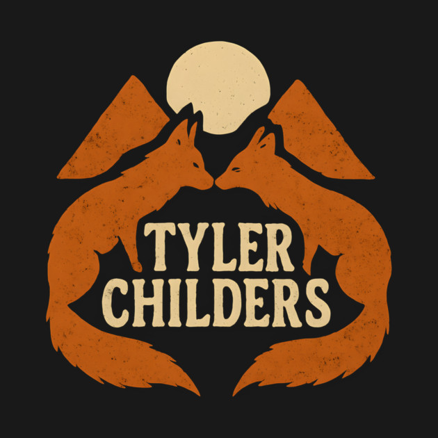 Fox With Mountains And Sun - Rustic Fox Art - T-Shirt | TeePublic