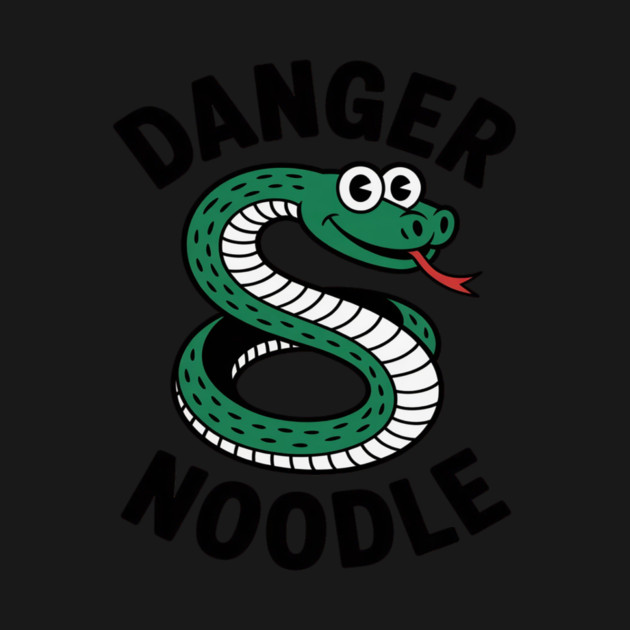 Danger Noodle Snake Funny Meme Reptile Joke - Danger Noodle Snake Funny ...