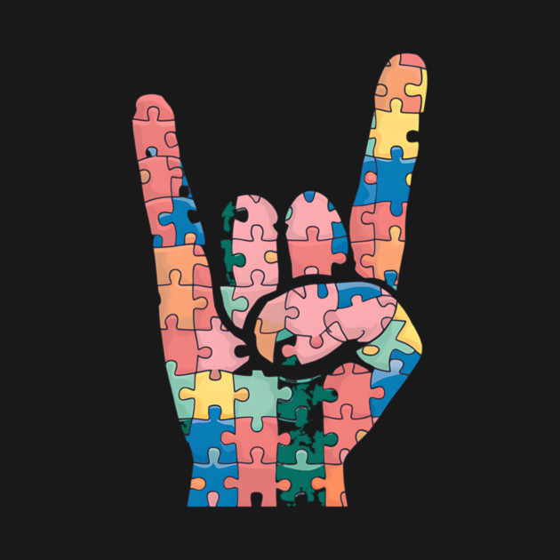 ASL Love Sign Language Autism Awareness Support - Asl Love Sign ...