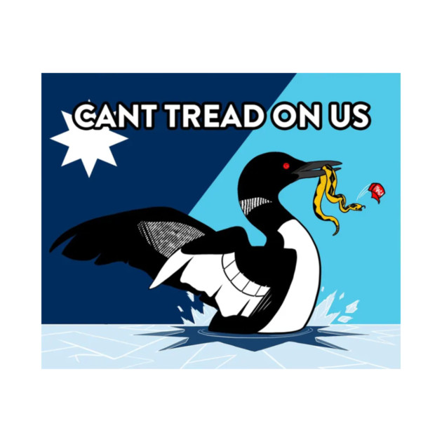 Can't Tread On Us Minnesota Loon - Minnesota State - T-Shirt | TeePublic