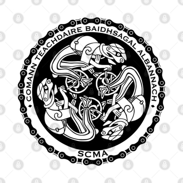SCMA Ancient Celtic Biker Black Color - Bicycle Riding - T-Shirt ...