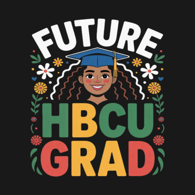 Future HBCU Grad Girl Black History College Graduation Kids - Black ...