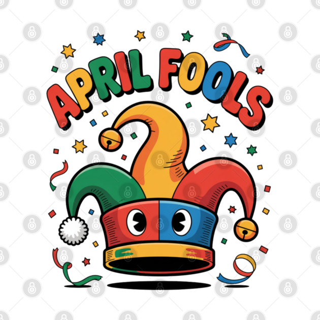 April Fools Jester Hat Holiday Celebration - April Fools Day - T-Shirt ...