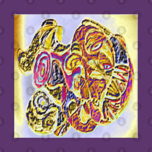 psychedelic fossils in motion electrize 7 colorful abstract design ...