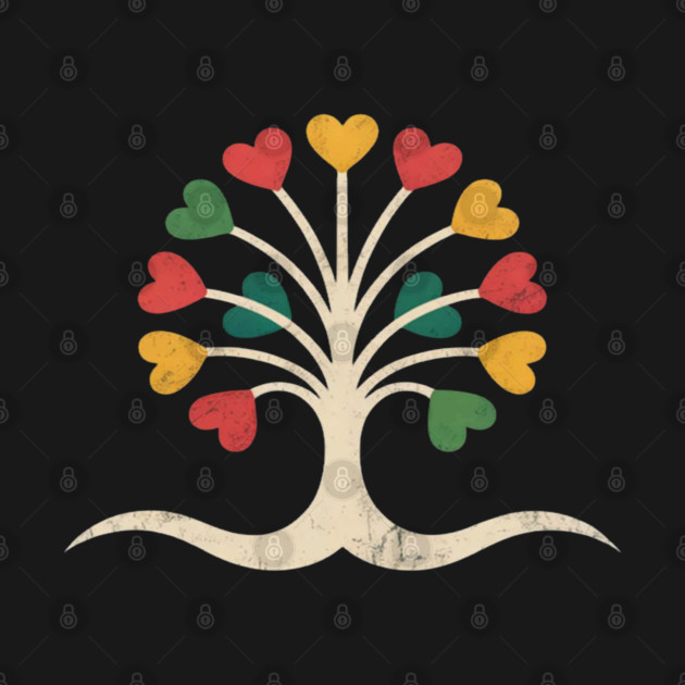 Tree Heart Juneteenth Cute Melanin Pride African American - Juneteenth ...
