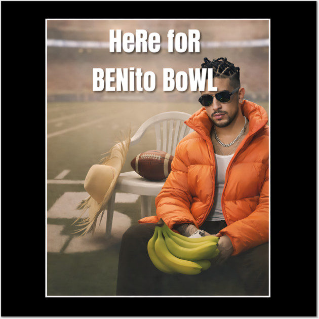 Bad Bunny Benito Bowl – Super Bowl LX 2026 Halftime Street Art - Bad ...