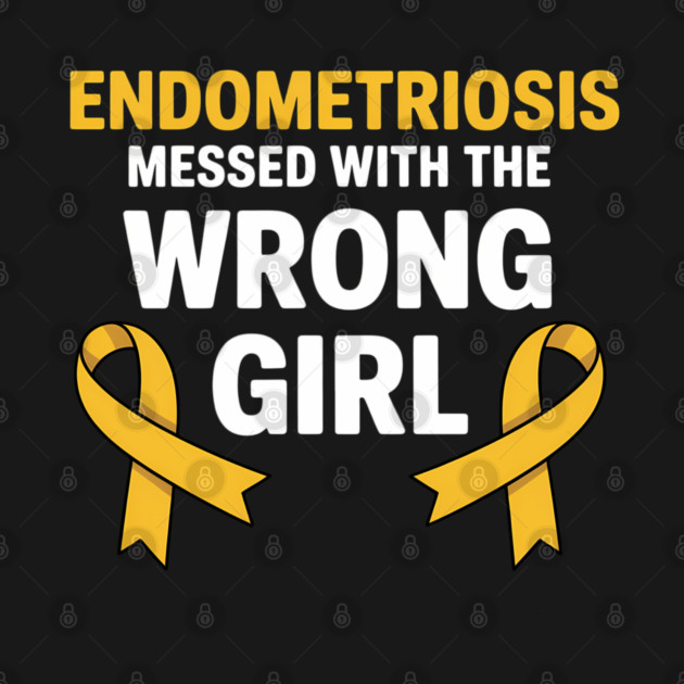 Endometriosis Disease Awareness Survivor Yellow Ribbon - Endometriosis ...