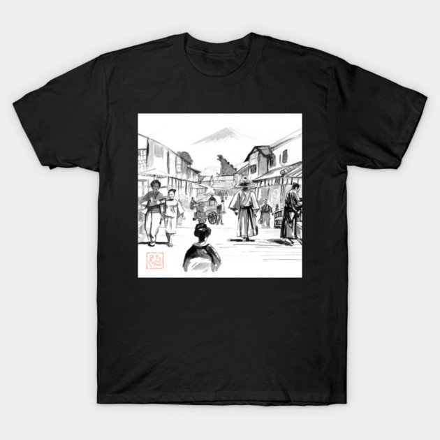 a edo bridge - Bridge - T-Shirt | TeePublic
