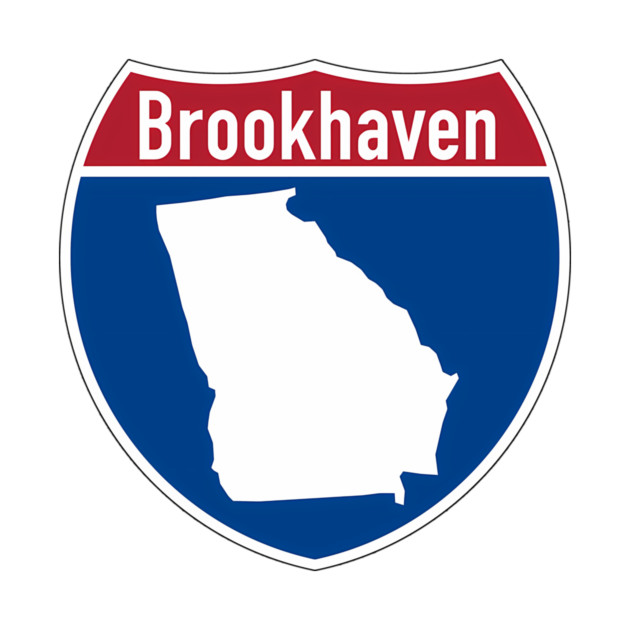 Brookhaven Georgia - GA Road Trip Interstate Highway Sign Vacation ...