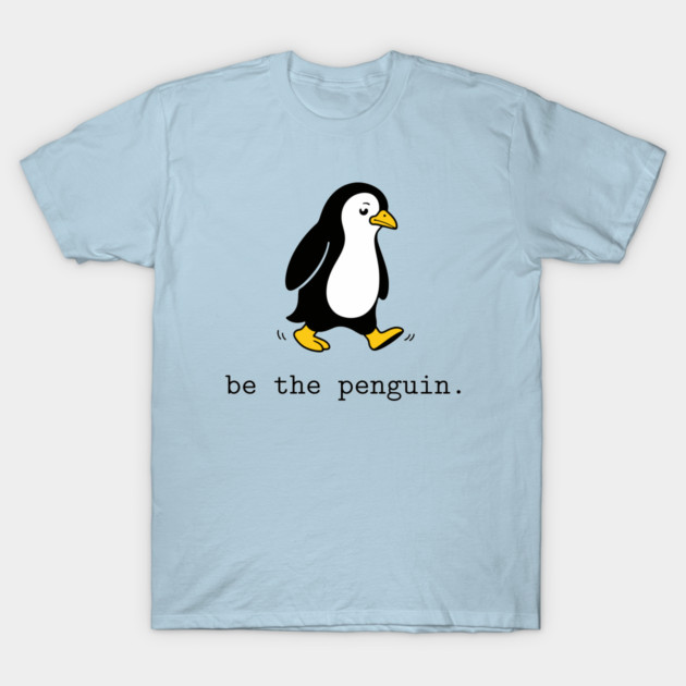 Be The Penguin But Why Lonely Penguin Minimalist Ice Mountain Nihilist ...