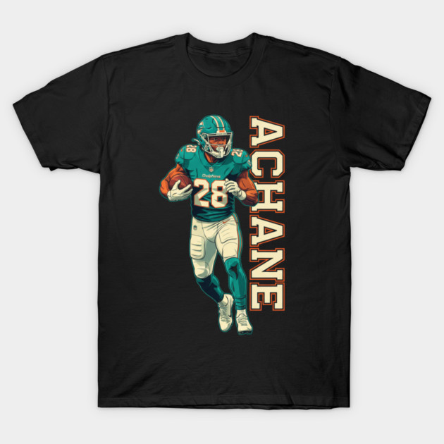 Devon Achane Miami Speed Burst Graphic Art - Dolphins Football - T ...