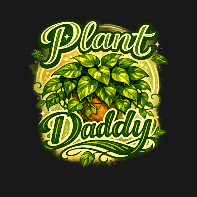 Plant Daddy – Pothos Houseplant Lover - Plant Daddy - T-Shirt | TeePublic