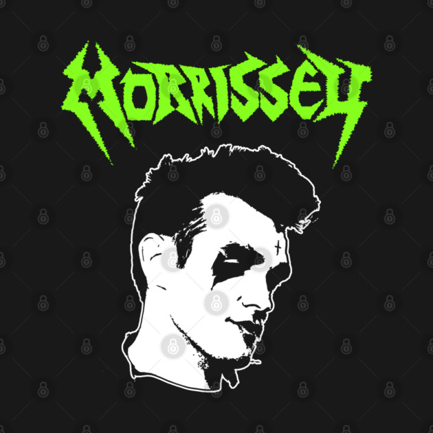Pop Icon - Black Metal Series 01 - Morrissey - T-Shirt | TeePublic