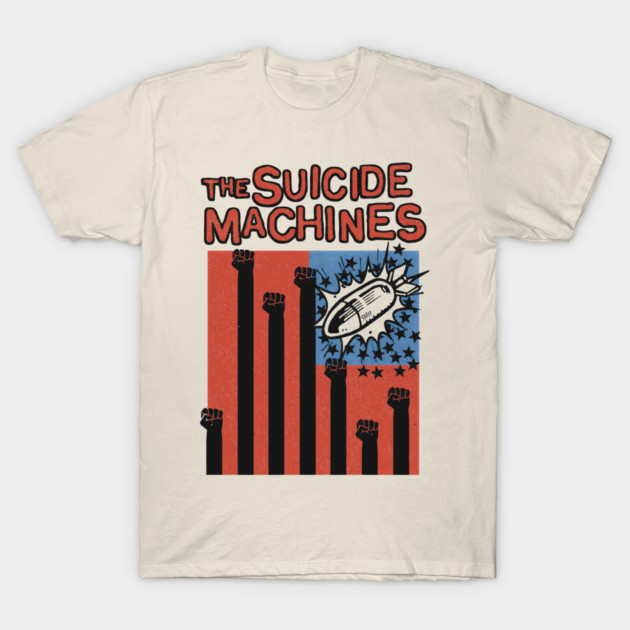 The Suicide Machines Flag - Band - T-Shirt | TeePublic