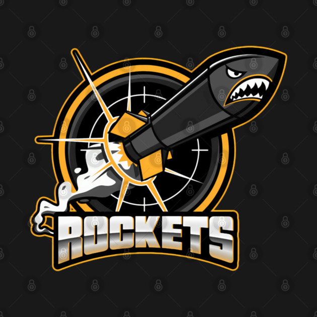 Rockets Orange Logo - Rockets Orange Logo - T-Shirt | TeePublic