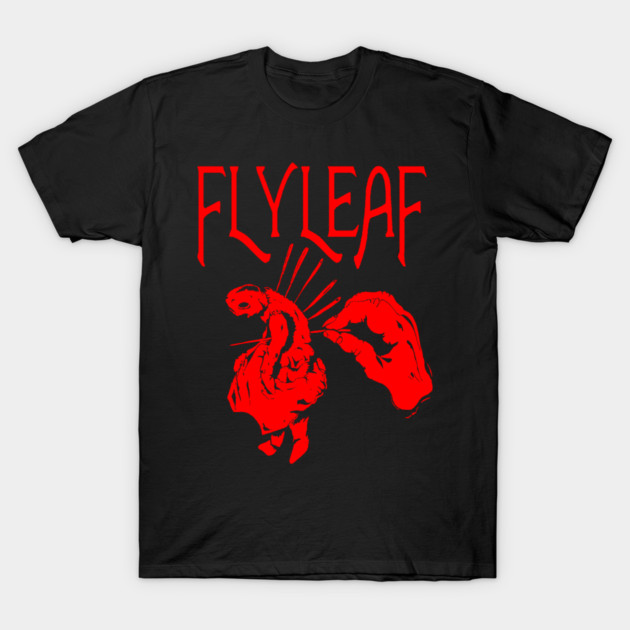Red Sillhouette American Rock Band - Flyleaf Band - T-Shirt | TeePublic