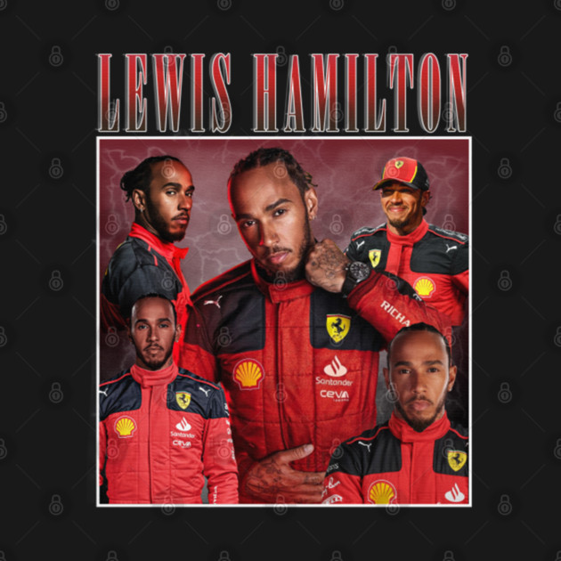 Lewis Hamilton Ferrari F1 Classic - Lewis Hamilton - T-Shirt | TeePublic