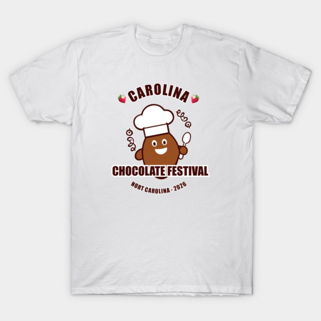 Carolina Chocolate T-Shirt Design for Food Festival 2026 - Food ...