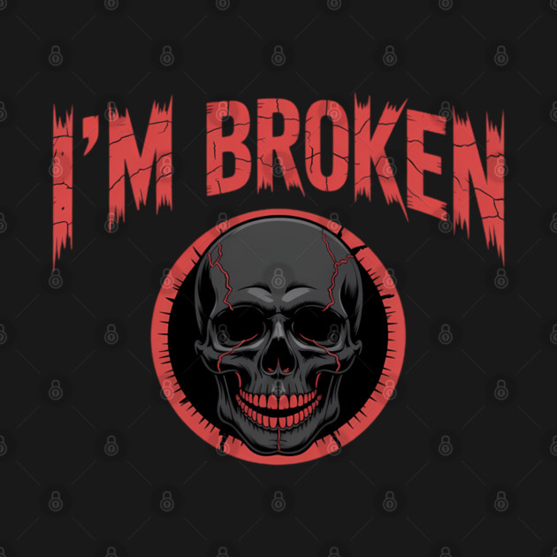 Confused Smile I_m Broken Invisible Illness I Am Ok Broken - Confused ...