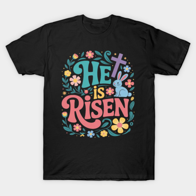 He is Risen Easter Cross Coquette Jesus Christian Religious - Easter ...