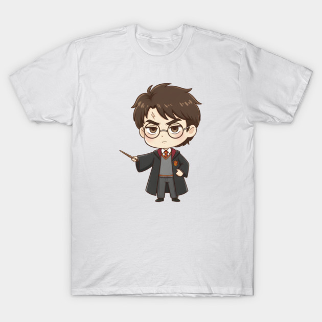 Cute Chibi Wizard Harry Potter - Harry Potter - T-Shirt | TeePublic