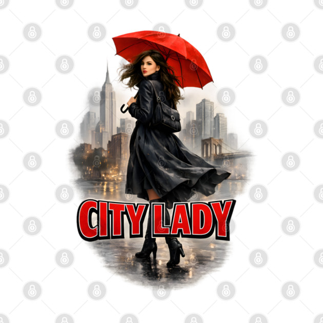 City Lady - City Girl - T-Shirt | TeePublic