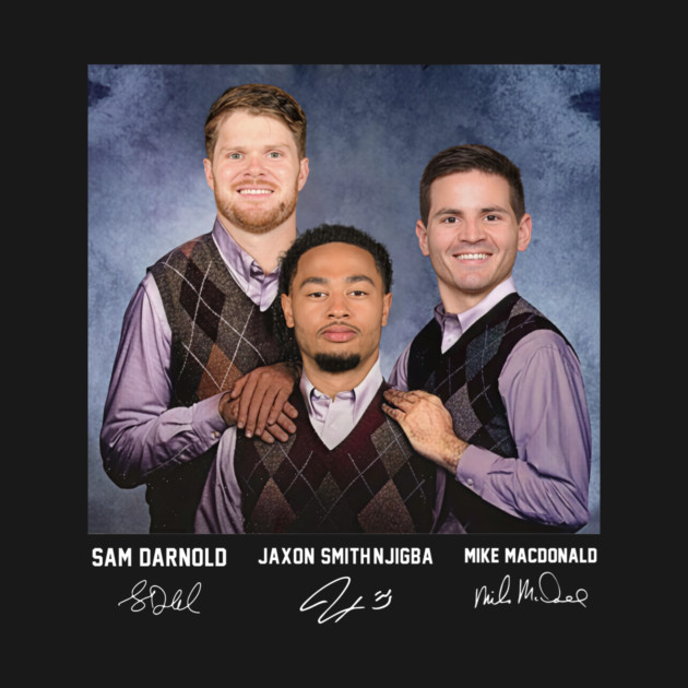 Sam Darnold Jaxon Smith-Njigba Mike Macdonald Football Seattle Football ...