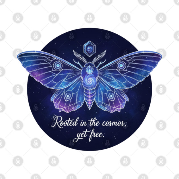 Cosmic Moth Sacred Geometry - Rooted in the Cosmos Yet Free - Celestial ...