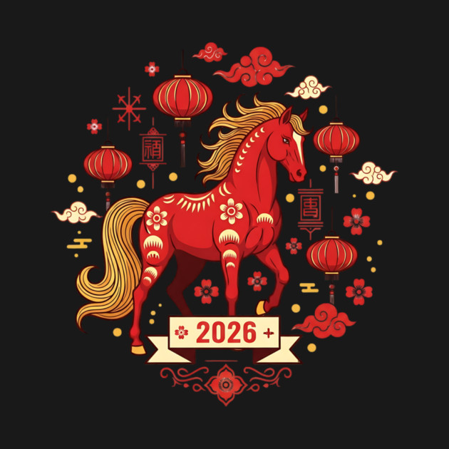 2026 Horse CNY Celebration - Chinese New Year - Hat | TeePublic