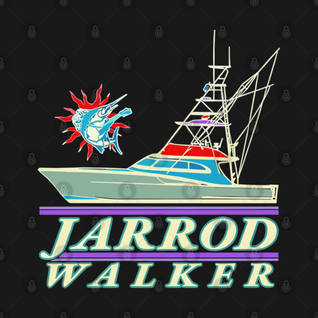 Jarrod Walker Deep Sea Fishing Angler - Deep Sea Fishing - T-Shirt ...