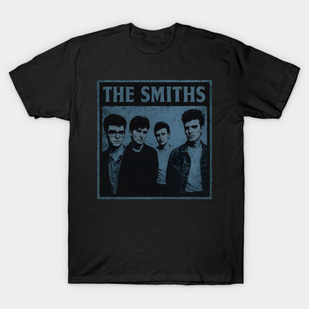Blue Stencil Band Portrait of THE SMITHS-High Resolution - Band ...