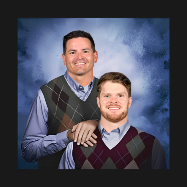 Sam Darnold & Mike Macdonald Step Brothers Seattle Football Vintage ...